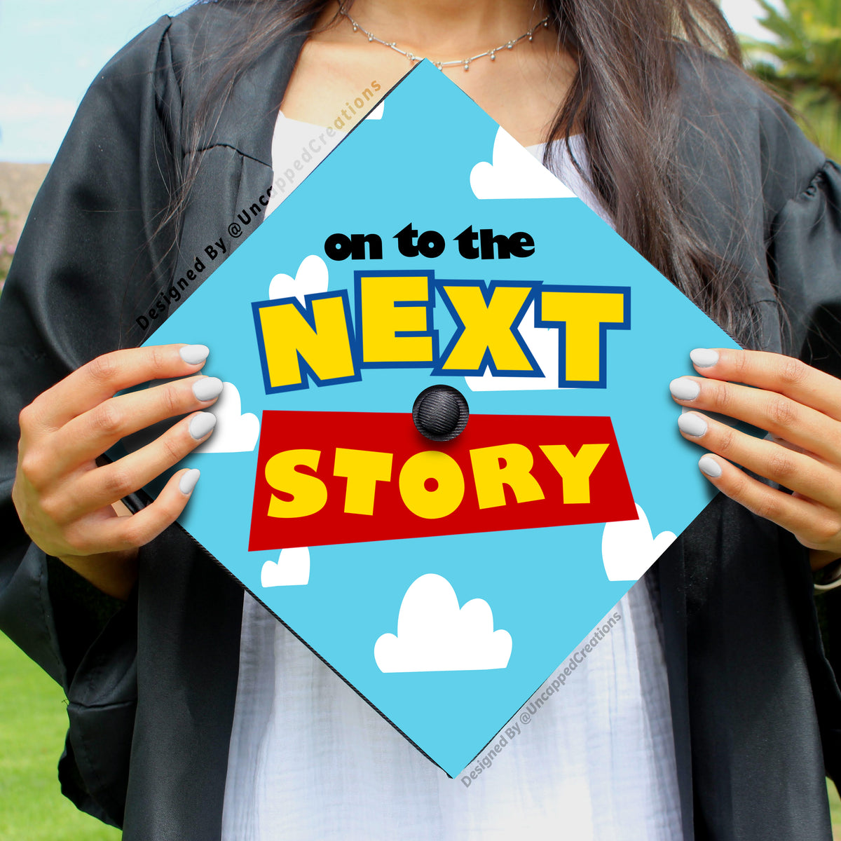 Next Story Grad Cap - PRINTED Topper – Uncapped Creations