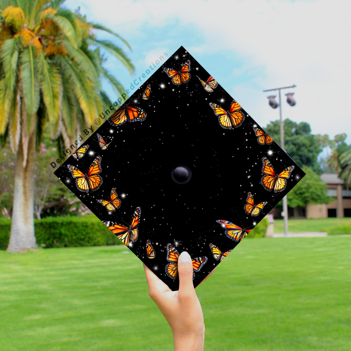 Butterfly Grad Cap - PRINTED Topper – Uncapped Creations