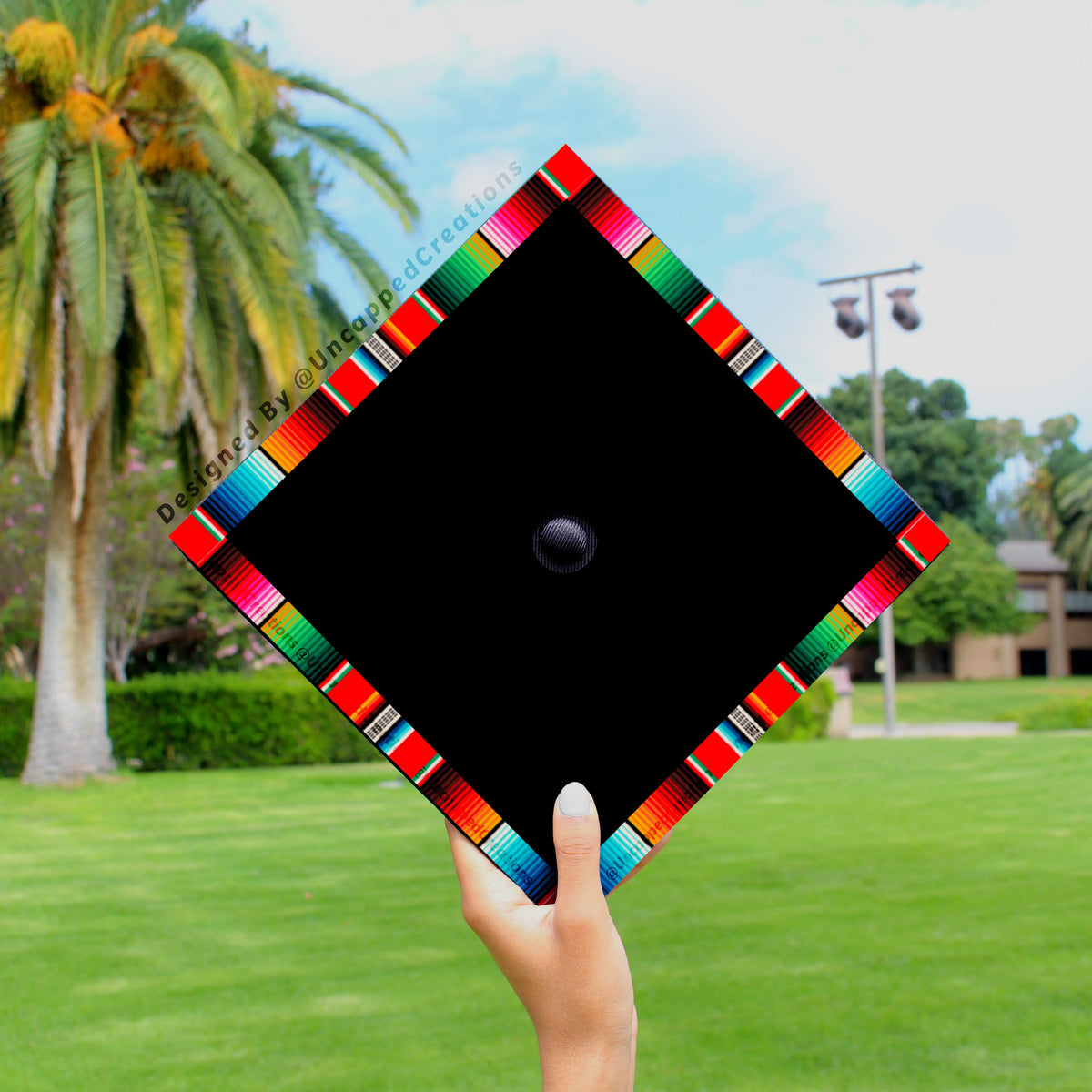 Sarape Grad Cap - PRINTED Topper – Uncapped Creations