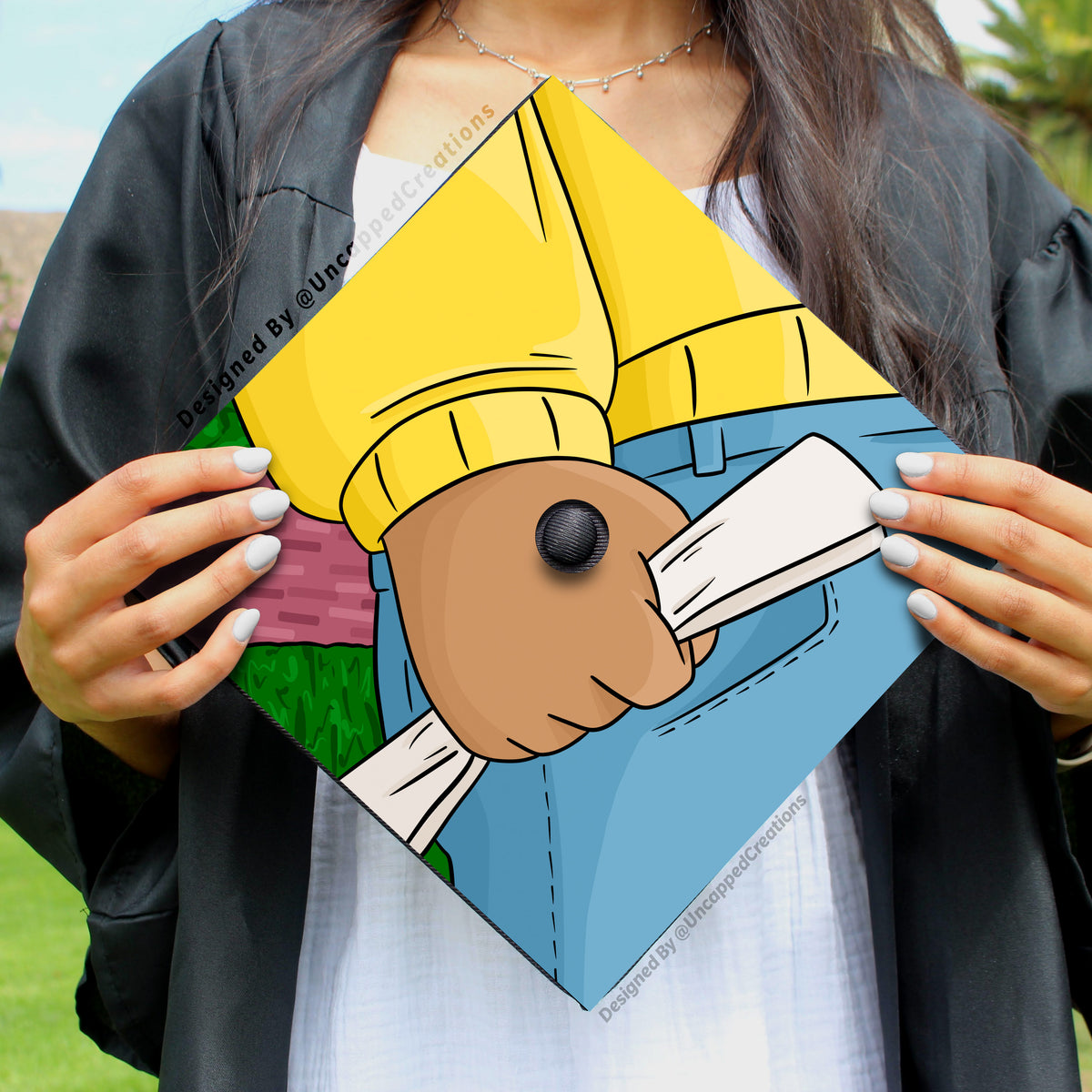 Meme Grad Cap - PRINTED Topper – Uncapped Creations
