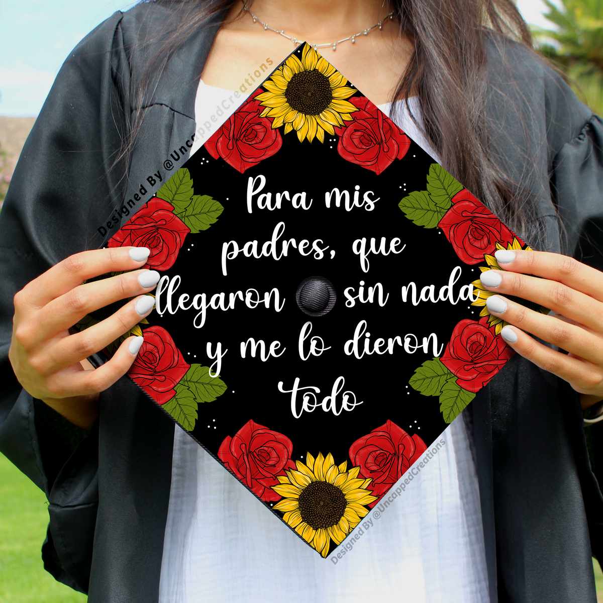 Spanish Grad Cap - PRINTED Topper – Uncapped Creations