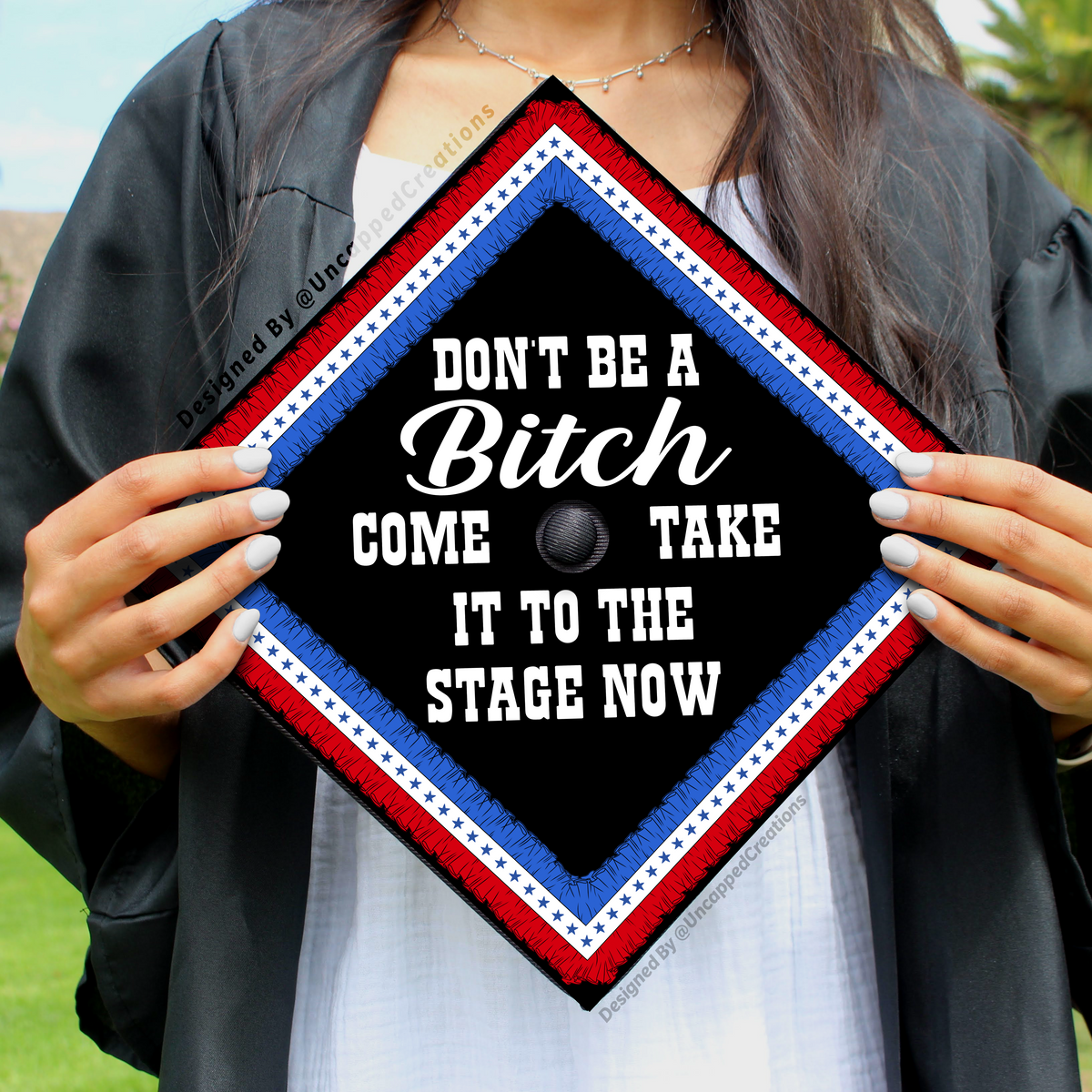 Country Grad Cap - PRINTED Topper – Uncapped Creations
