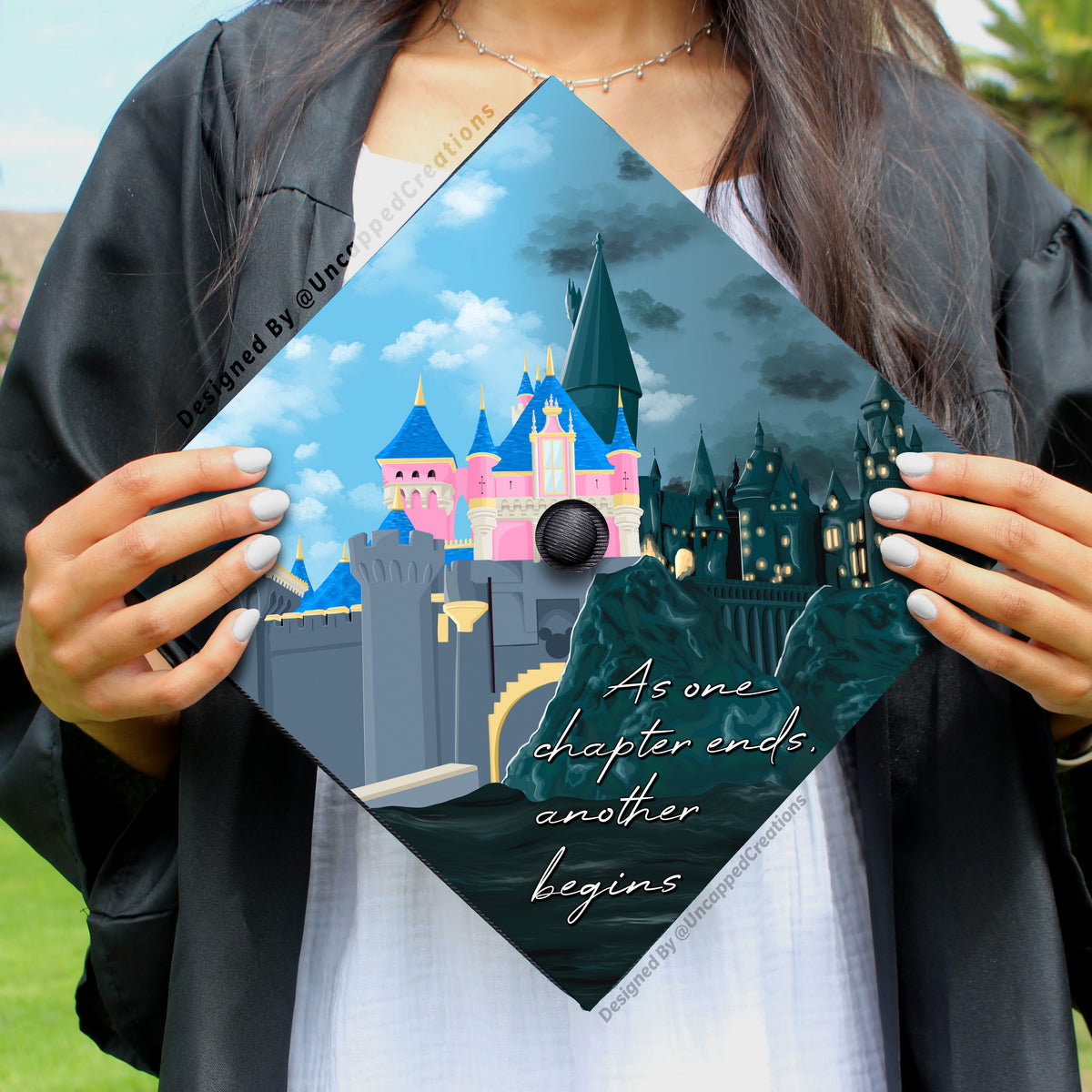 Magic Wizard Grad Cap - PRINTED Topper – Uncapped Creations