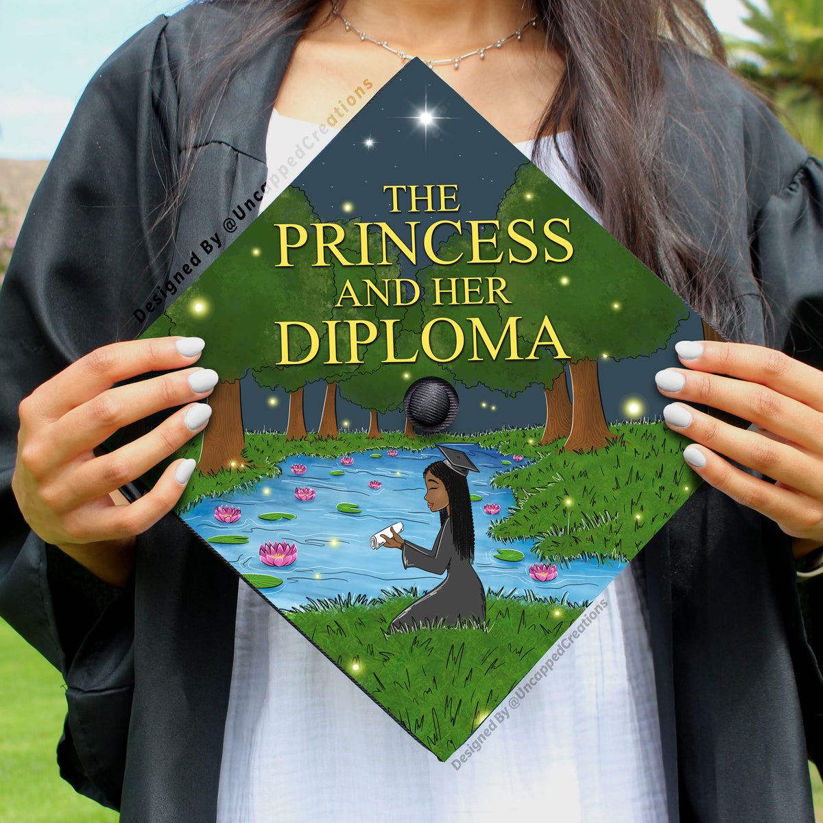 New Orleans Grad Cap - PRINTED Topper – Uncapped Creations