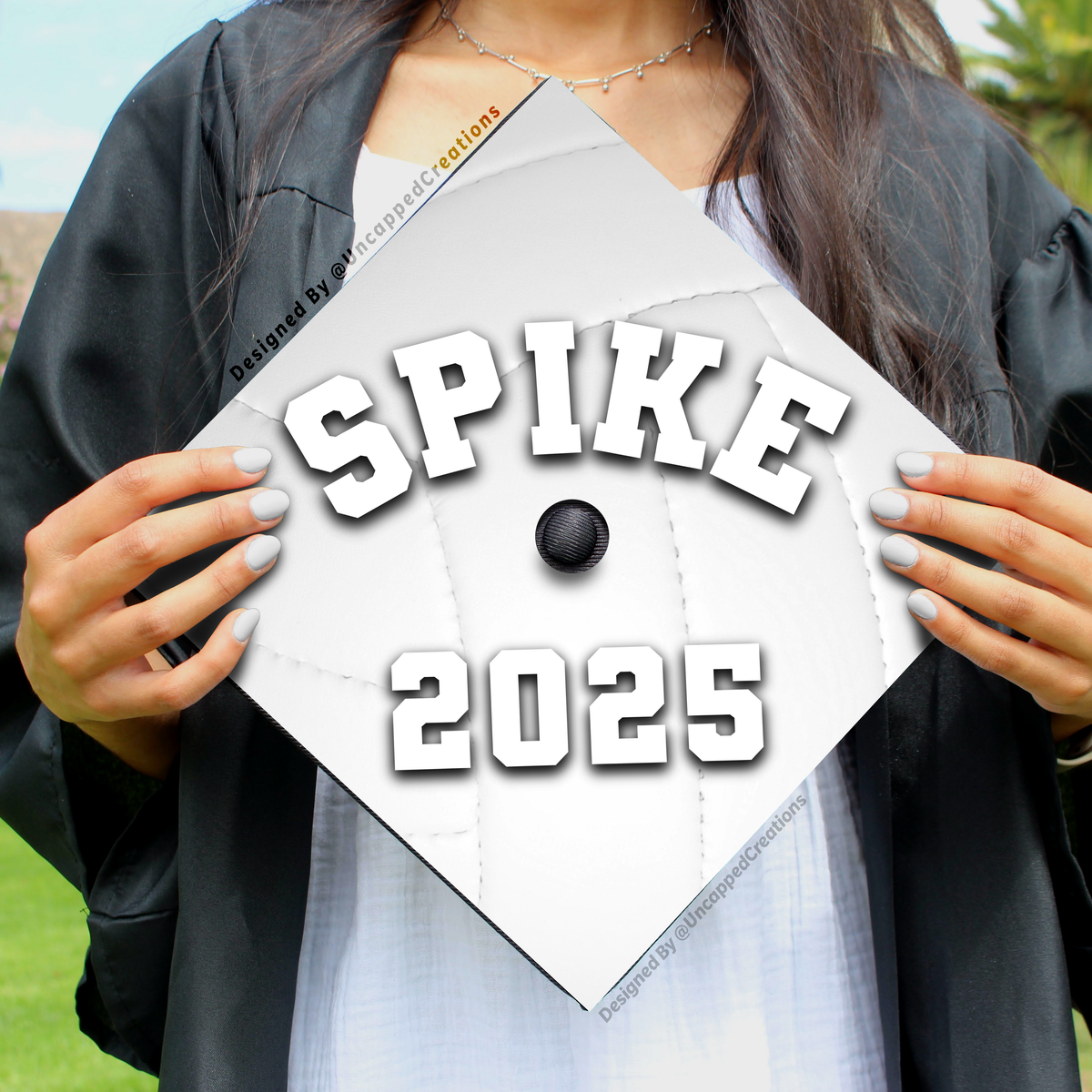 Volleyball Grad Cap - PRINTED Topper – Uncapped Creations