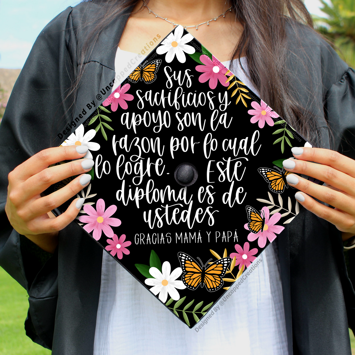 Spanish Grad Cap - PRINTED Topper – Uncapped Creations