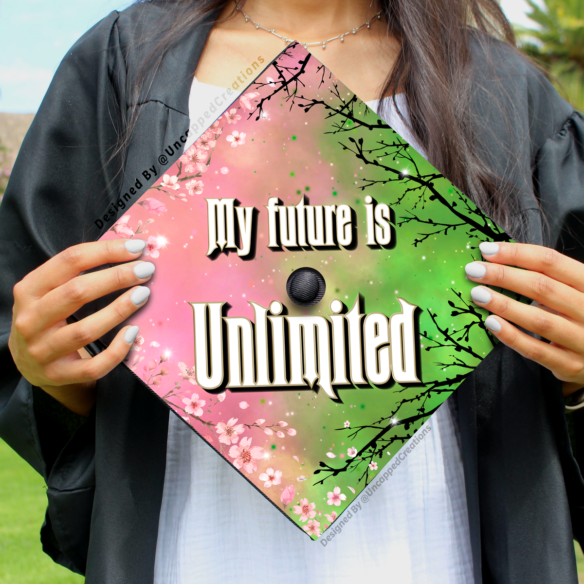 Wicked Grad Cap - PRINTED Topper – Uncapped Creations
