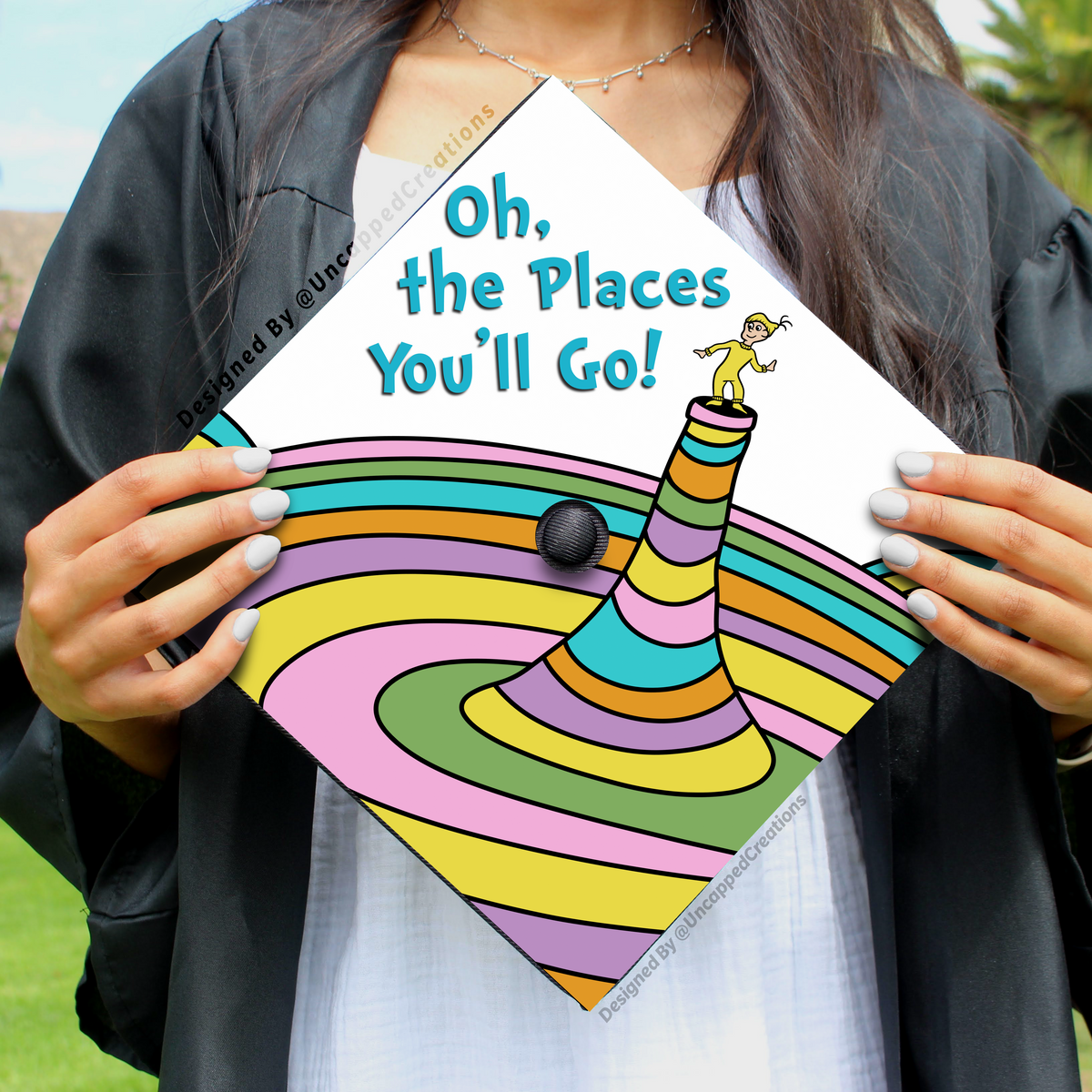 Storybook Grad Cap - PRINTED Topper – Uncapped Creations