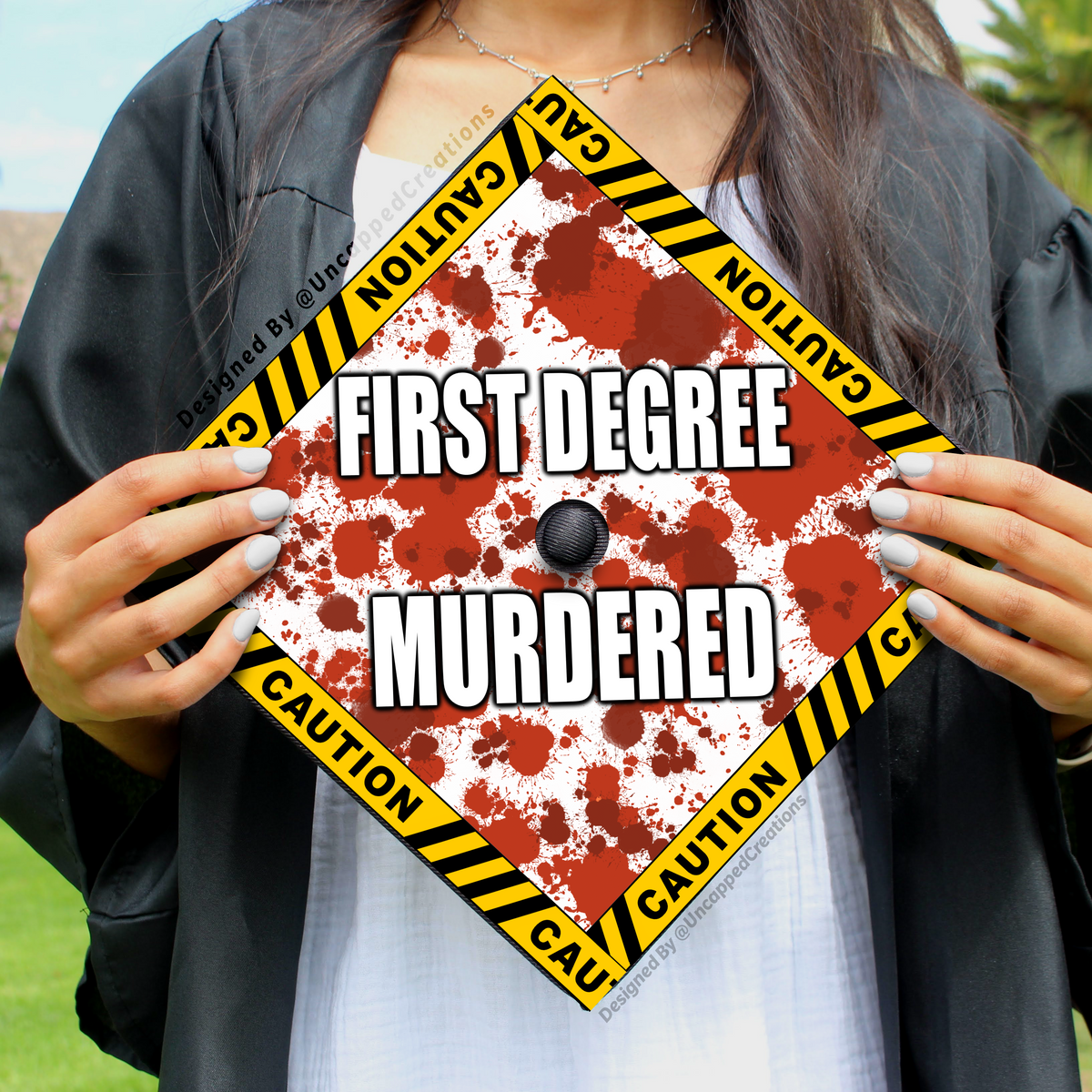 Forensics Grad Cap - PRINTED Topper – Uncapped Creations