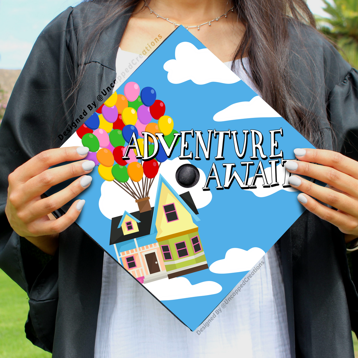 Adventure Grad Cap - PRINTED Topper – Uncapped Creations