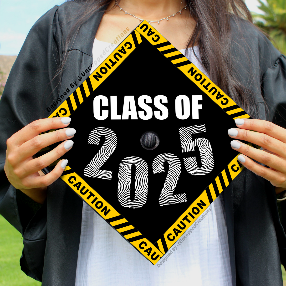 2025 Forensics Grad Cap - PRINTED Topper – Uncapped Creations