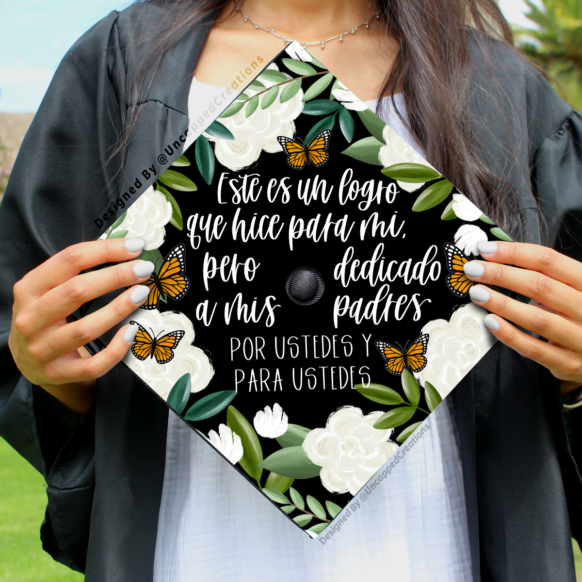 Spanish Grad Cap - PRINTED Topper – Uncapped Creations