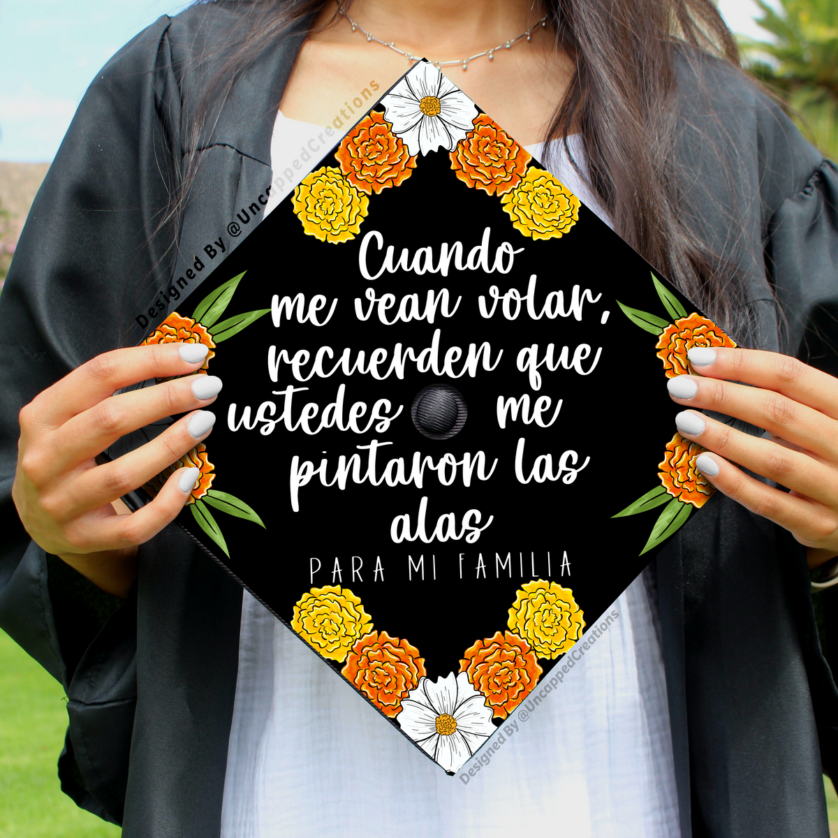 Spanish Grad Cap - PRINTED Topper – Uncapped Creations