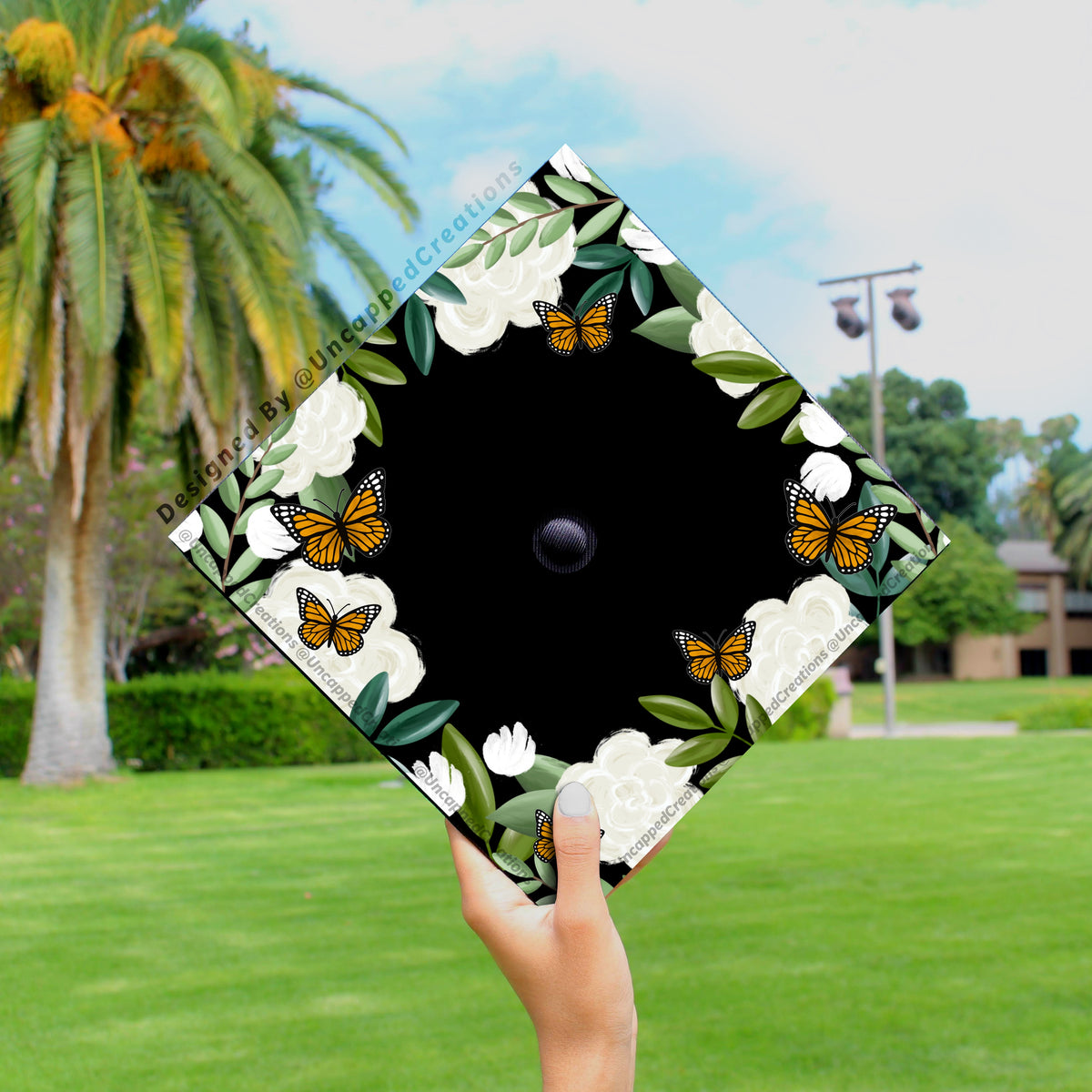 Butterfly Grad Cap - PRINTED Topper – Uncapped Creations